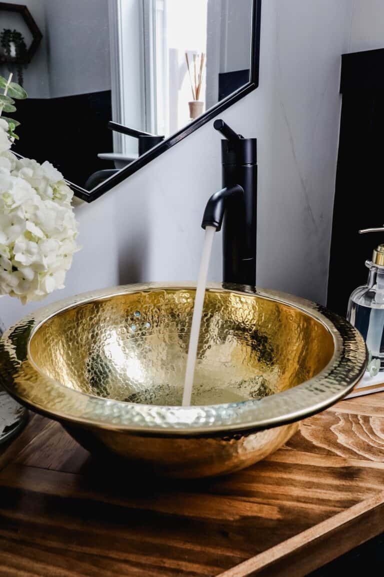 Modern Powder Room Reveal - Pine and Poplar