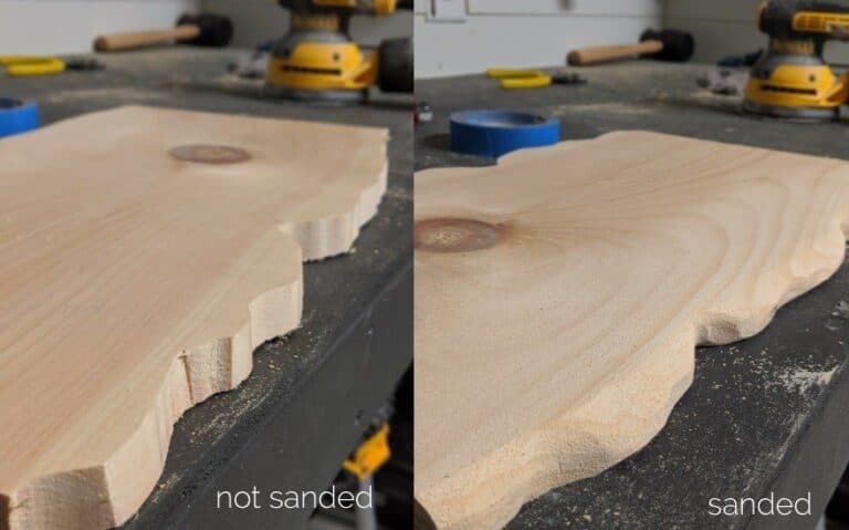 3 Steps to Create a Live Edge from a Normal Board - Pine and Poplar