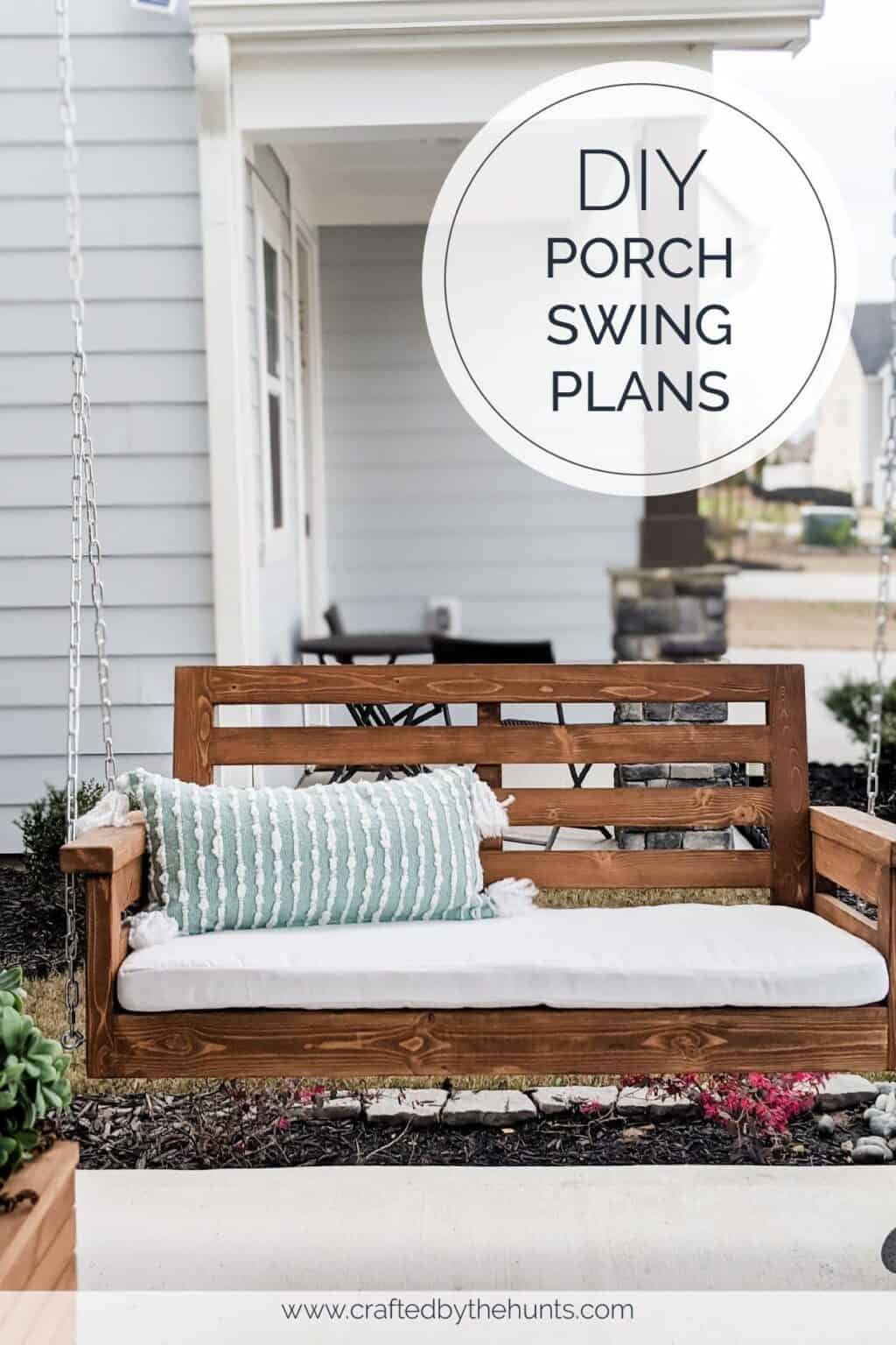 DIY Porch Swing Plans | Build Your Own Porch Swing This Weekend!