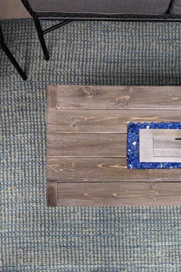 How to Build a DIY Fire Pit Table for $120 - Pine and Poplar