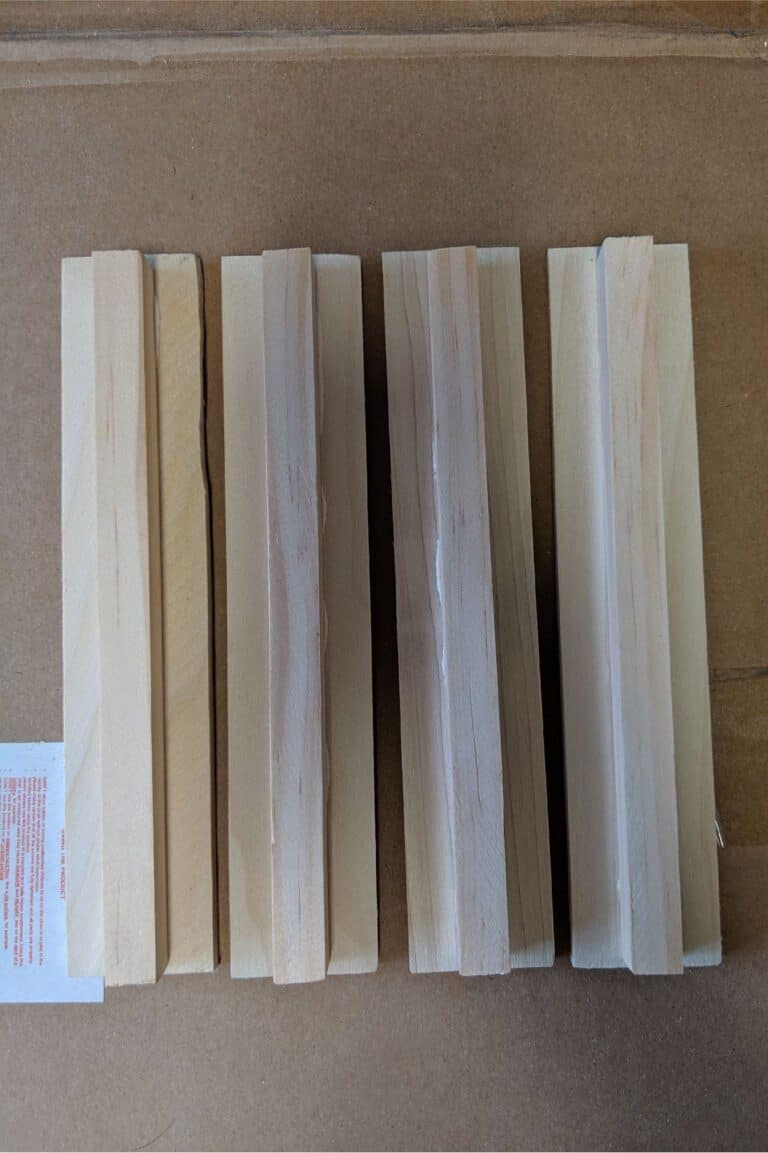 DIY Hanging Wine Glass Rack - Pine and Poplar