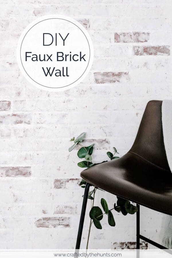 DIY German Smear Faux Brick Wall Tutorial - Pine and Poplar