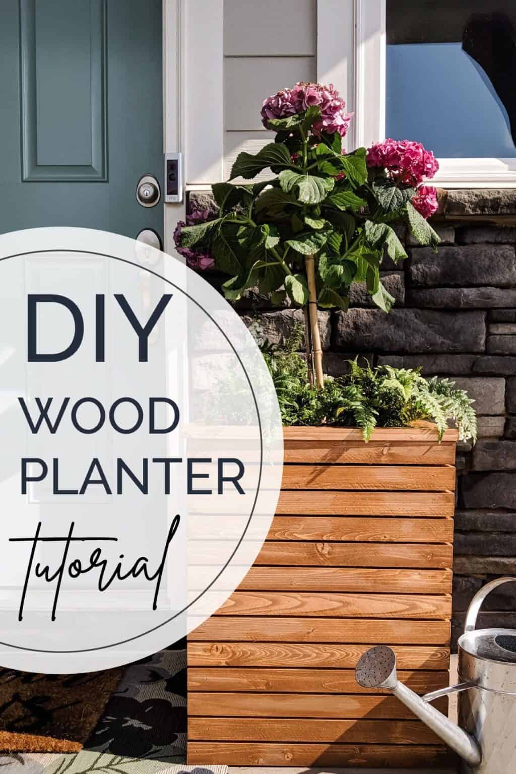 DIY Wood Planter Box Plans - Pine and Poplar