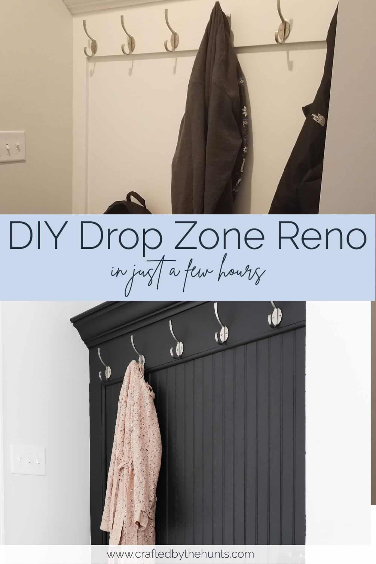 Goodbye scuff marks! Try this easy DIY drop zone renovation trick.