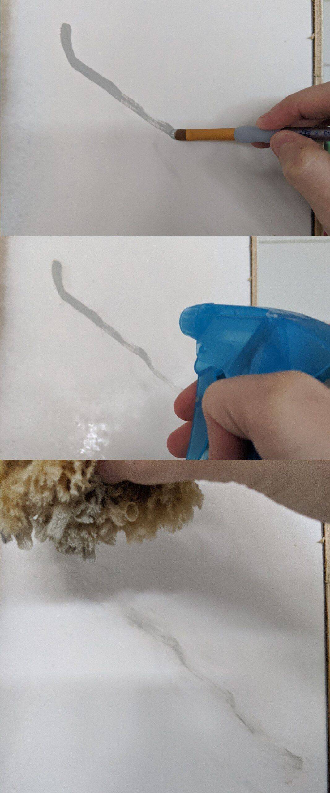 How to Imitate Marble with Paint | Faux Marble Technique