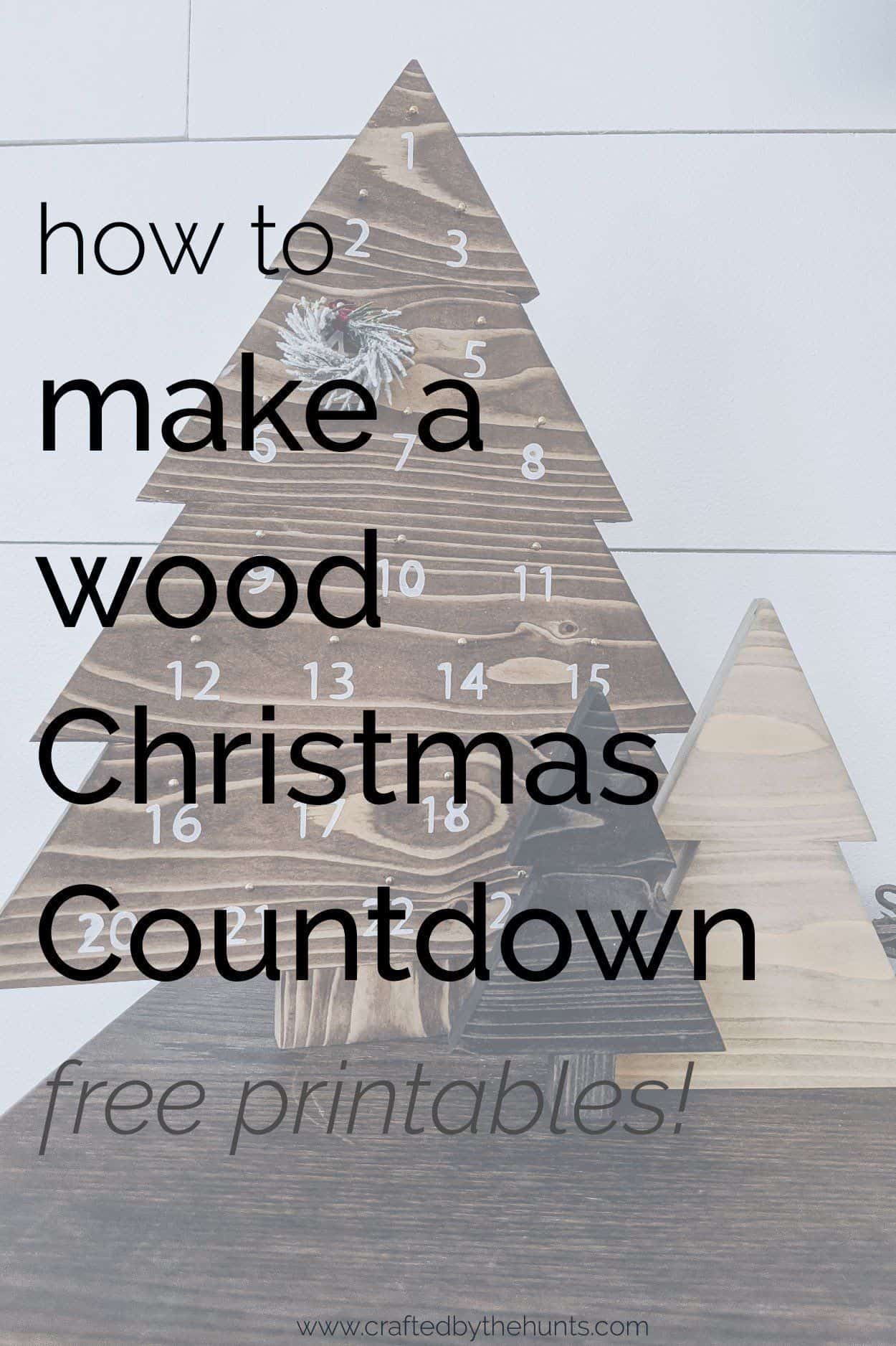 Easy DIY Christmas Countdown - 2 Ways! (free printables!)