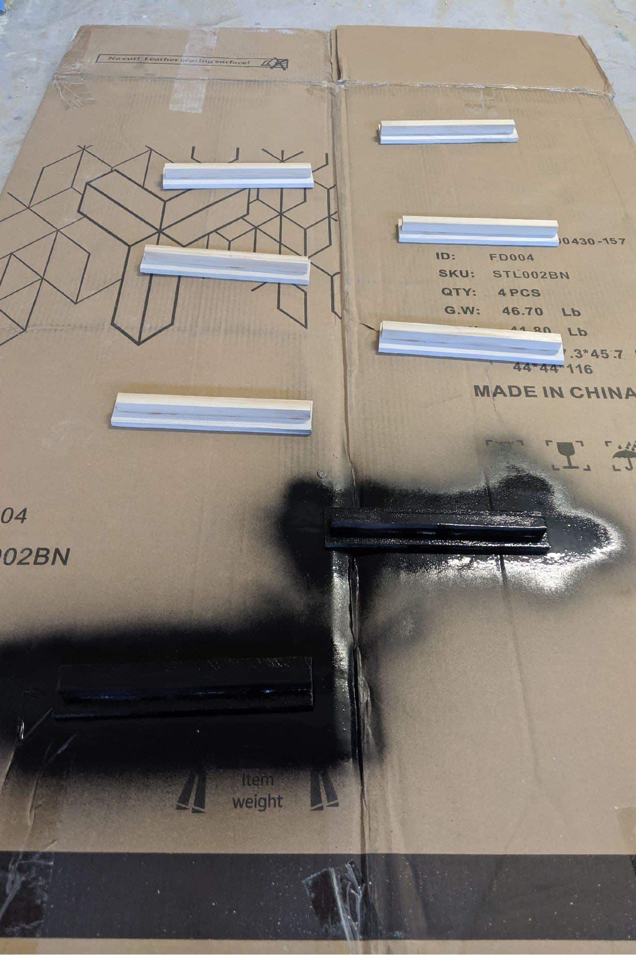 DIY Hanging Wine Glass Rack - Pine and Poplar