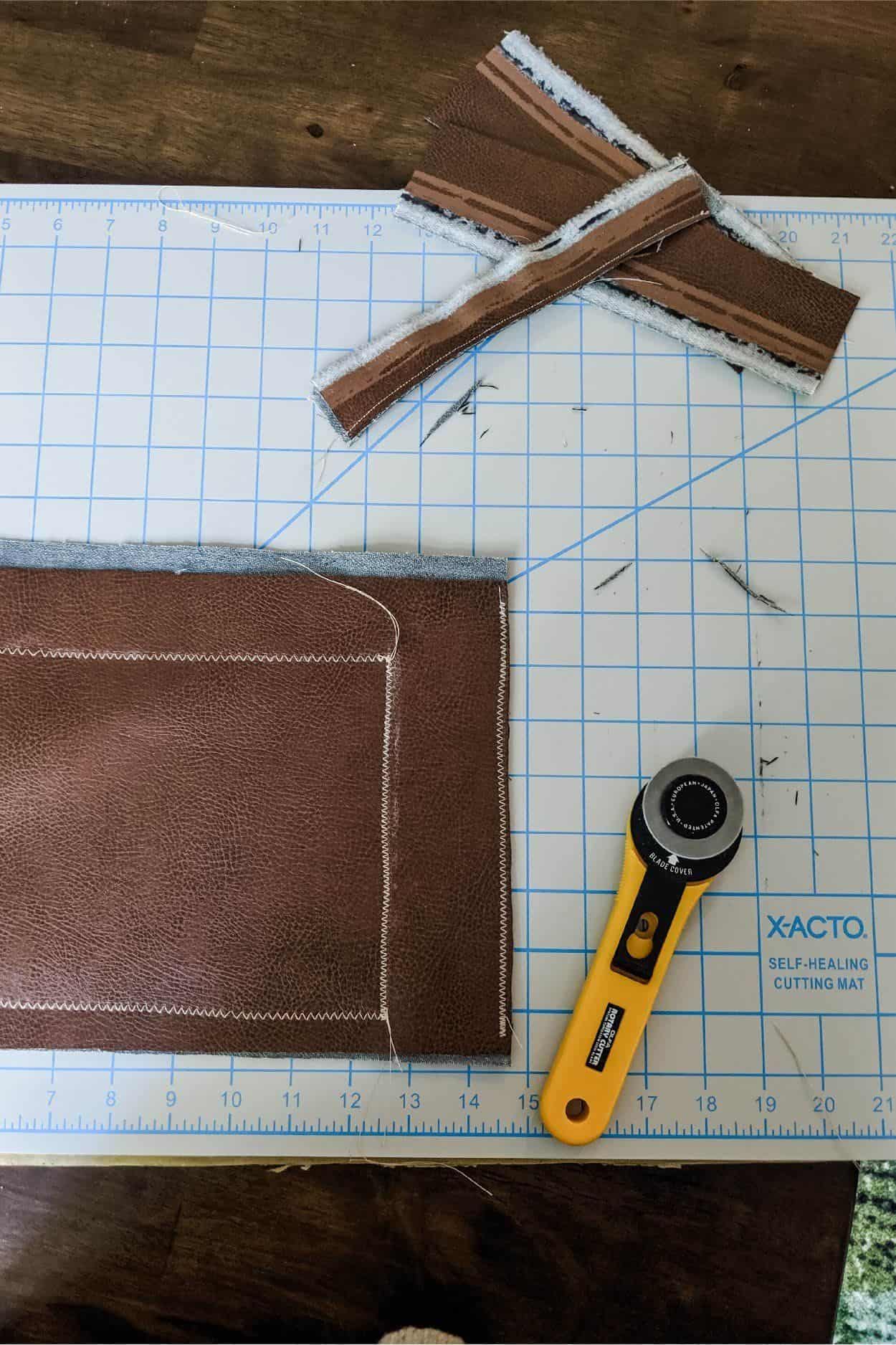 The Easiest Leather Ping Pong Net Tutorial - Pine and Poplar