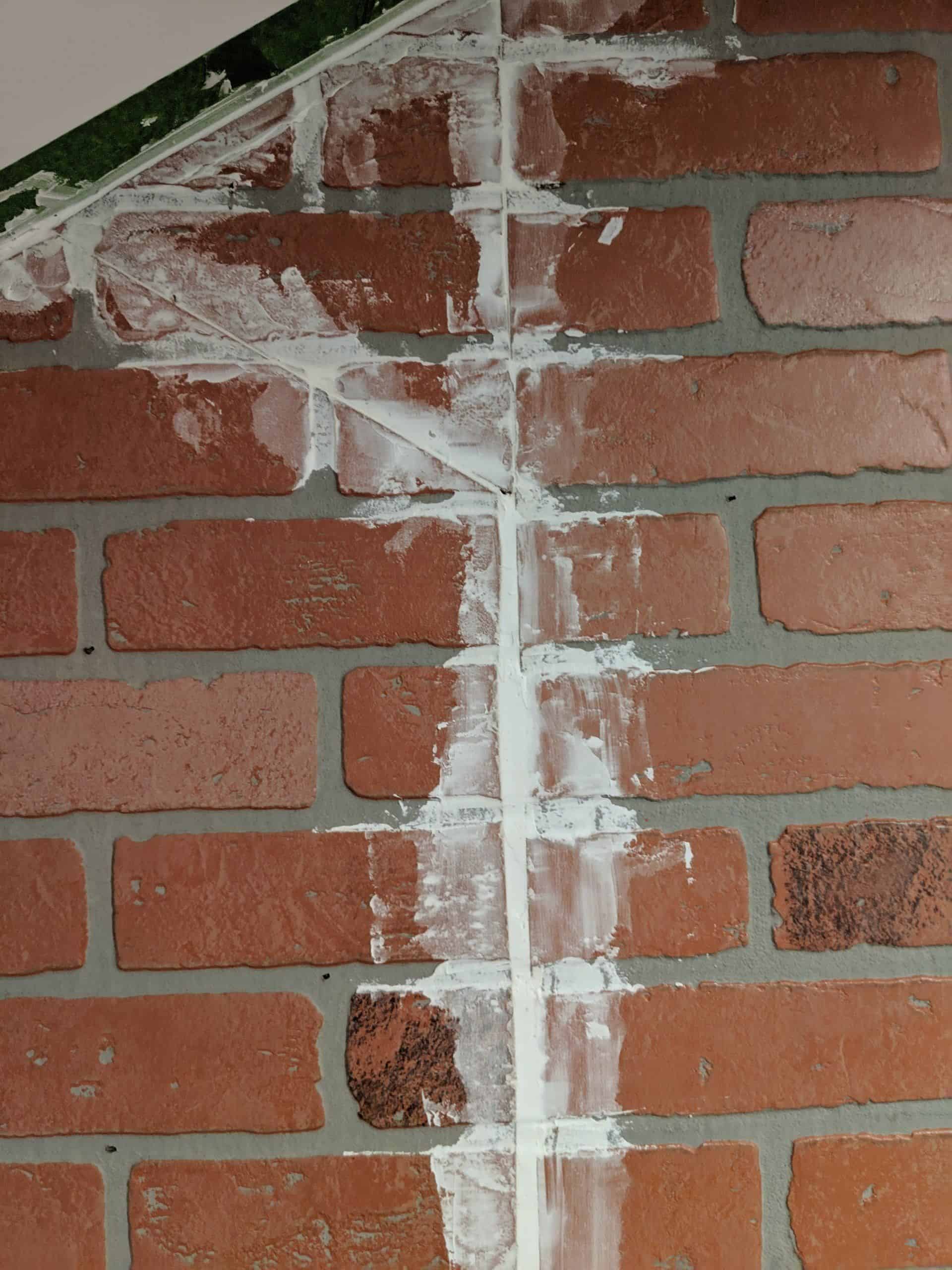 DIY German Smear Faux Brick Wall Tutorial - Pine and Poplar