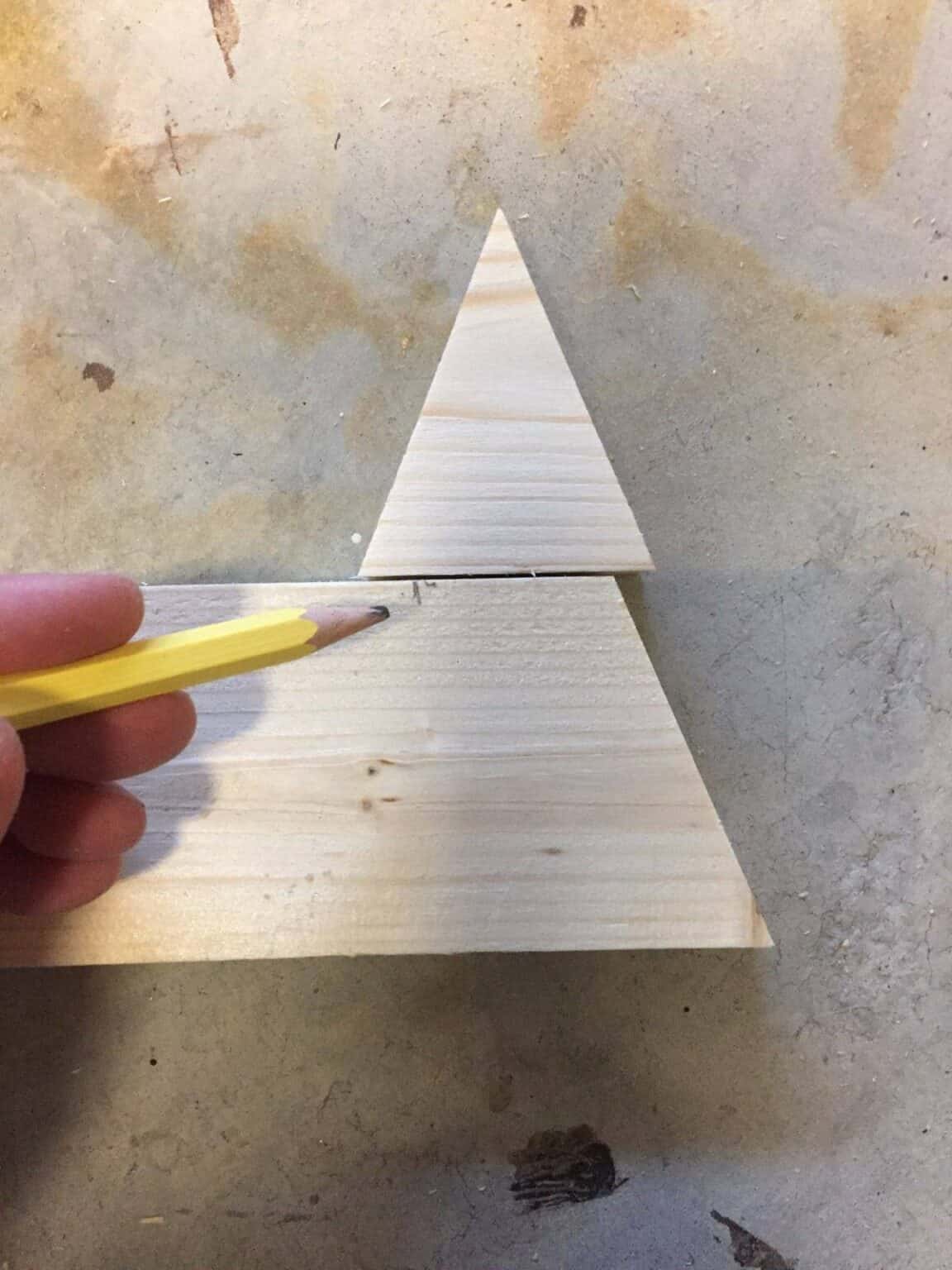 The Easiest and Cheapest DIY Wood Christmas Trees