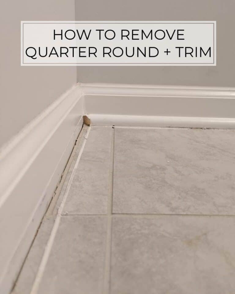 How to Remove Quarter Round with Ease