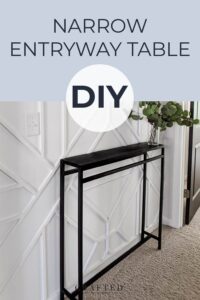 Easy DIY Entryway Table for $30