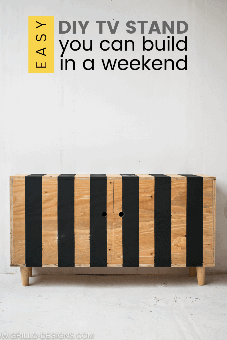 17 DIY TV Stand Plans You Can Make This Weekend