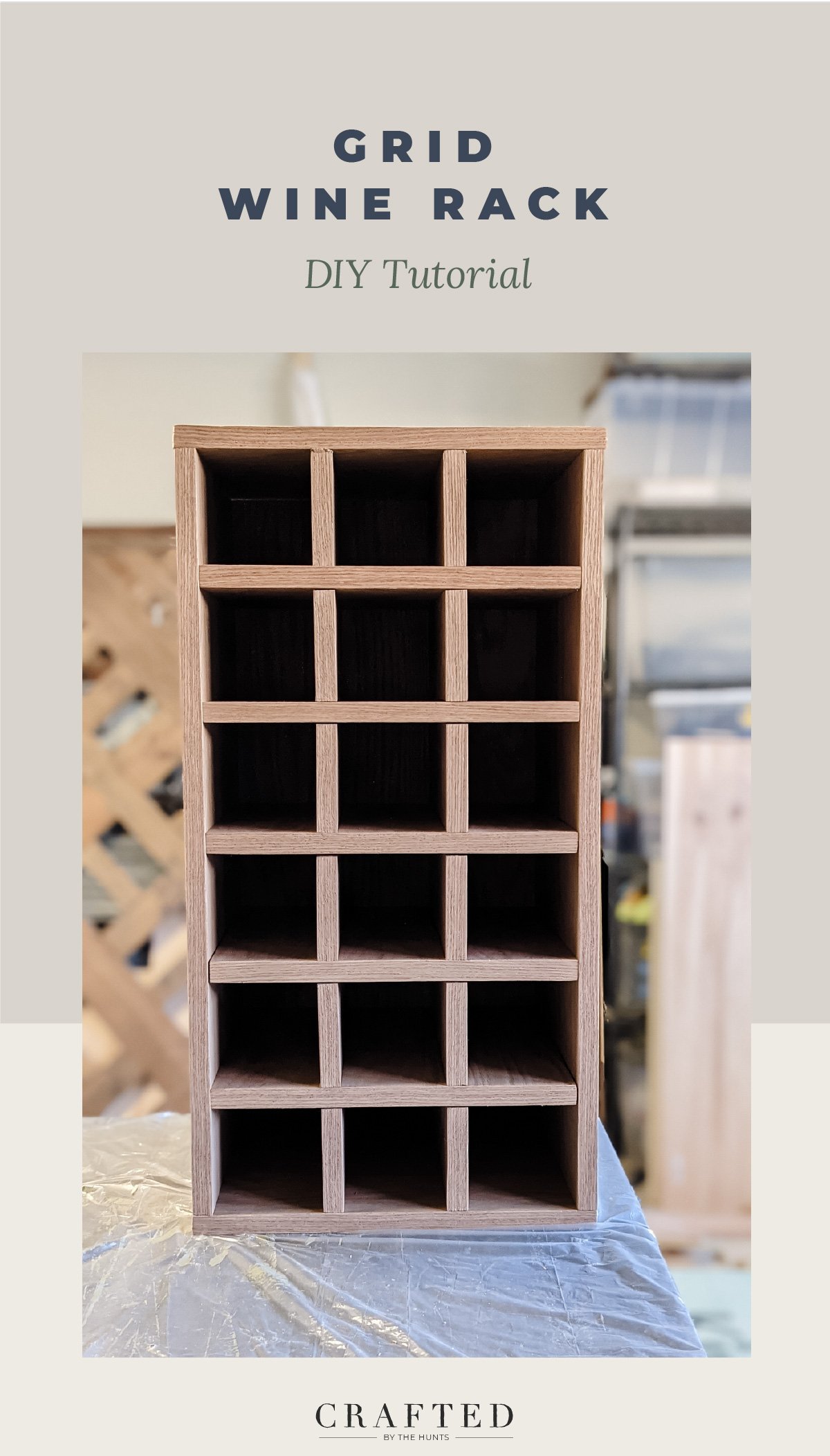How to Make a Wine Rack Using Plywood