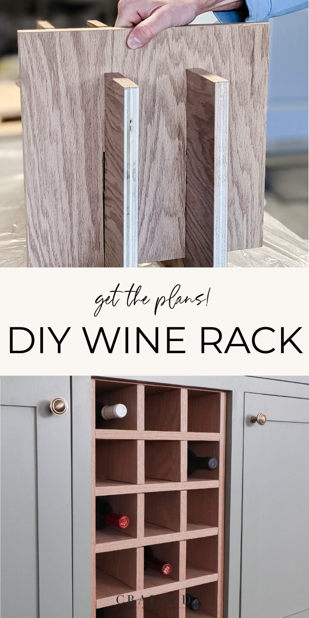 How to Make a Wine Rack Using Plywood