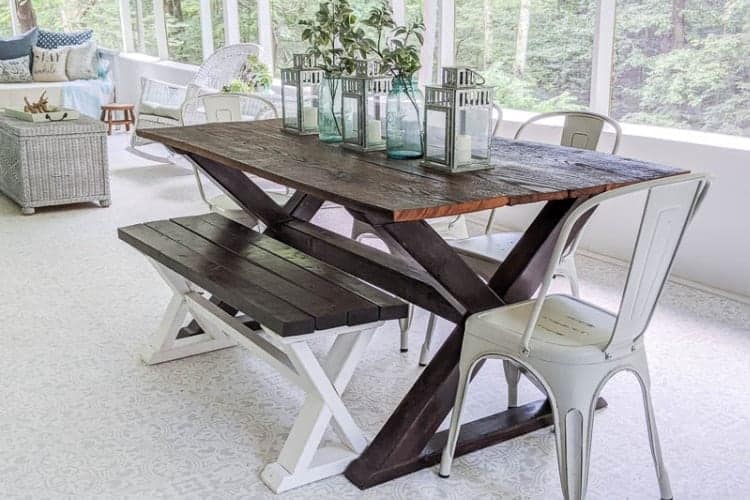 25+ of the BEST DIY Dining Table Plans on the Internet - Pine and Poplar