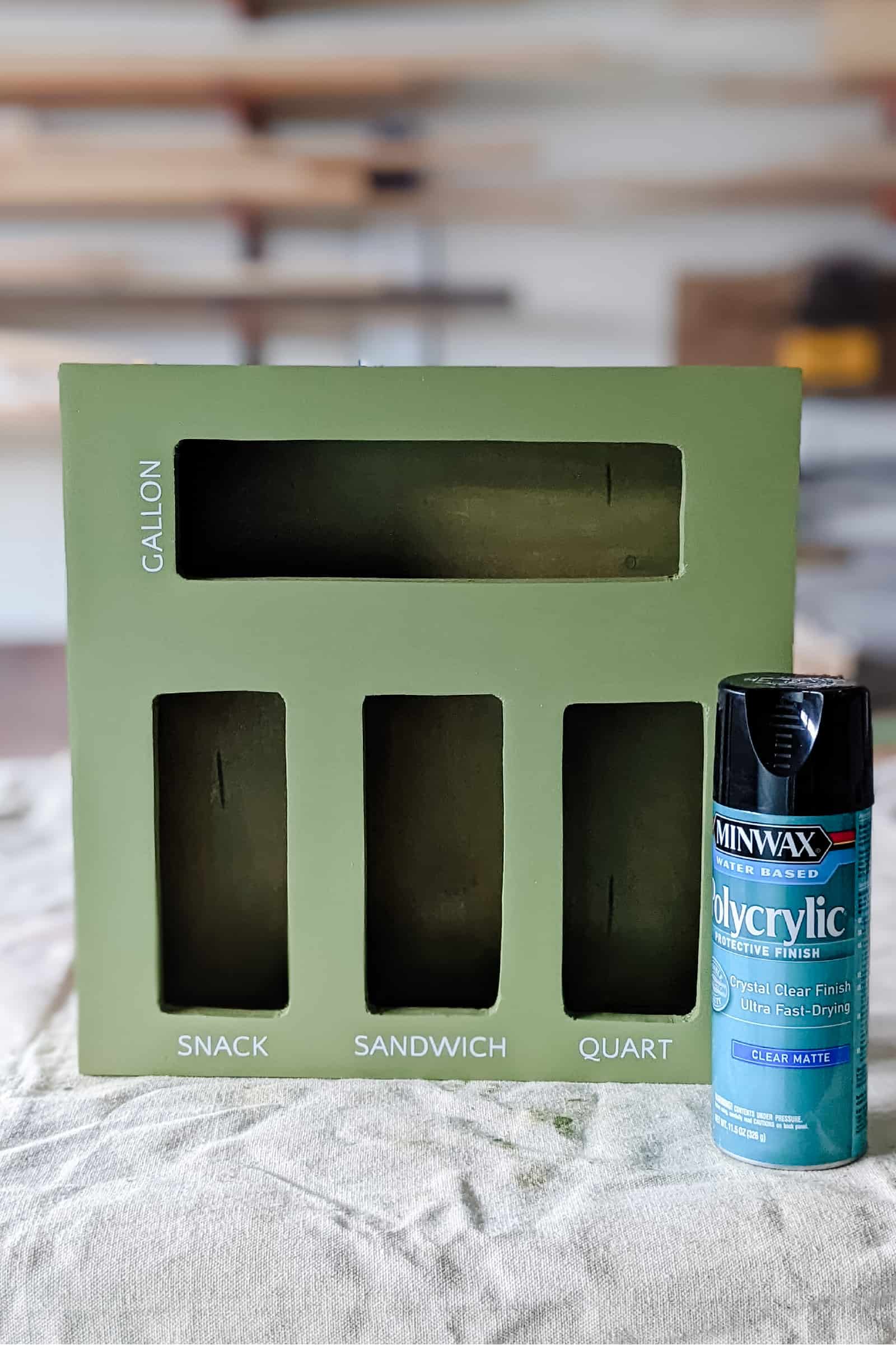 DIY Ziploc Bag Organizer - Pine and Poplar