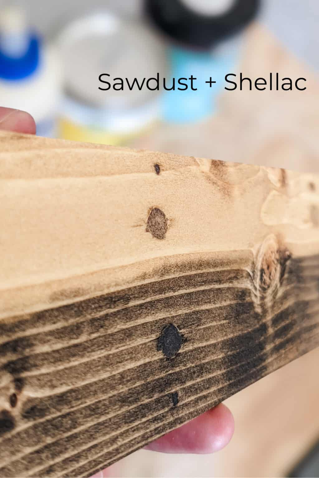 DIY Wood Filler - 3 Ways! - Pine and Poplar