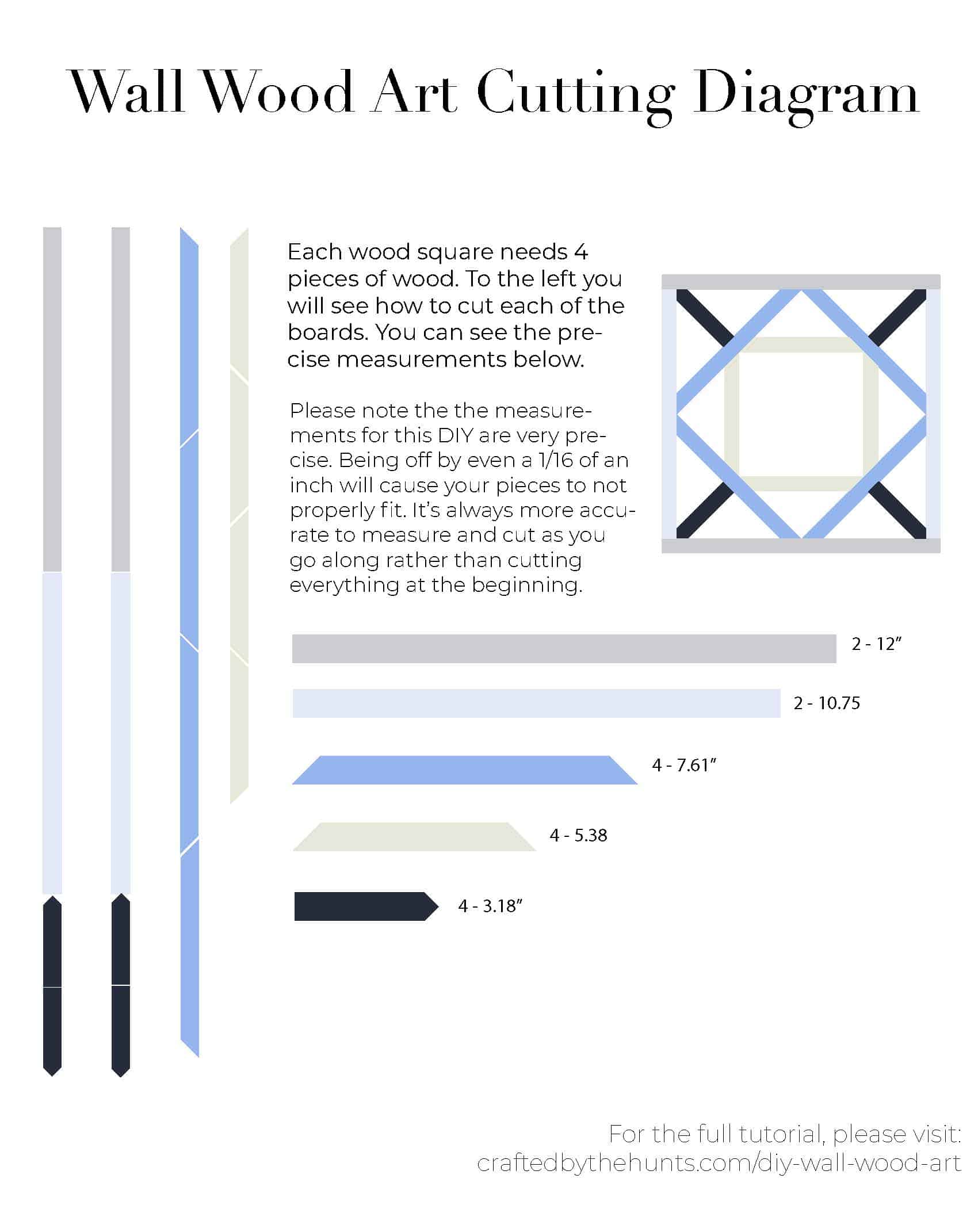 Make these DIY Wood Squares for Wall Decor