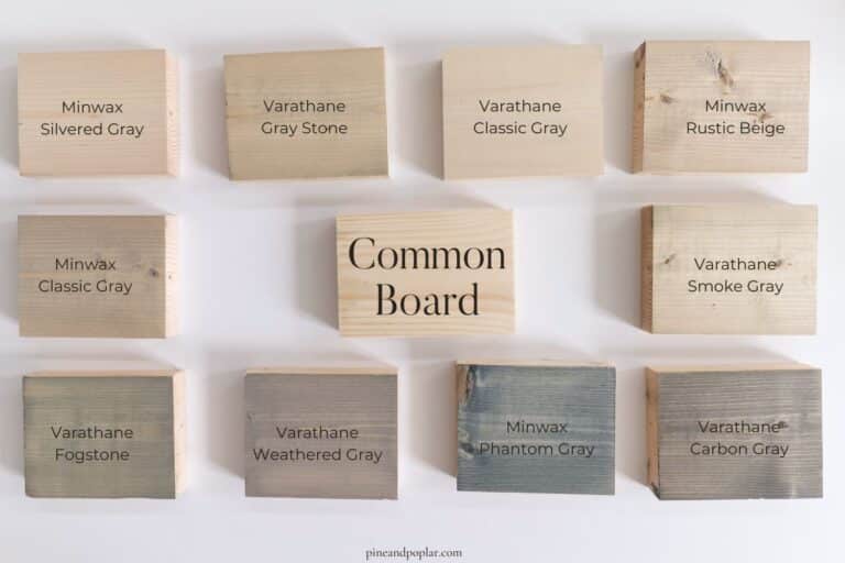 The Best Grey Wood Stains - Tested on 7 types of wood!