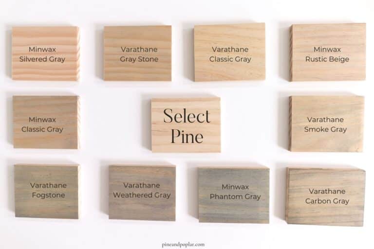 The Best Grey Wood Stains - Tested on 7 types of wood!