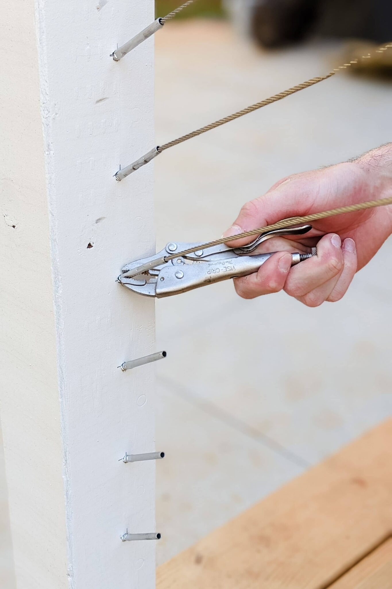 DIY Cable Railing - an easy deck upgrade!