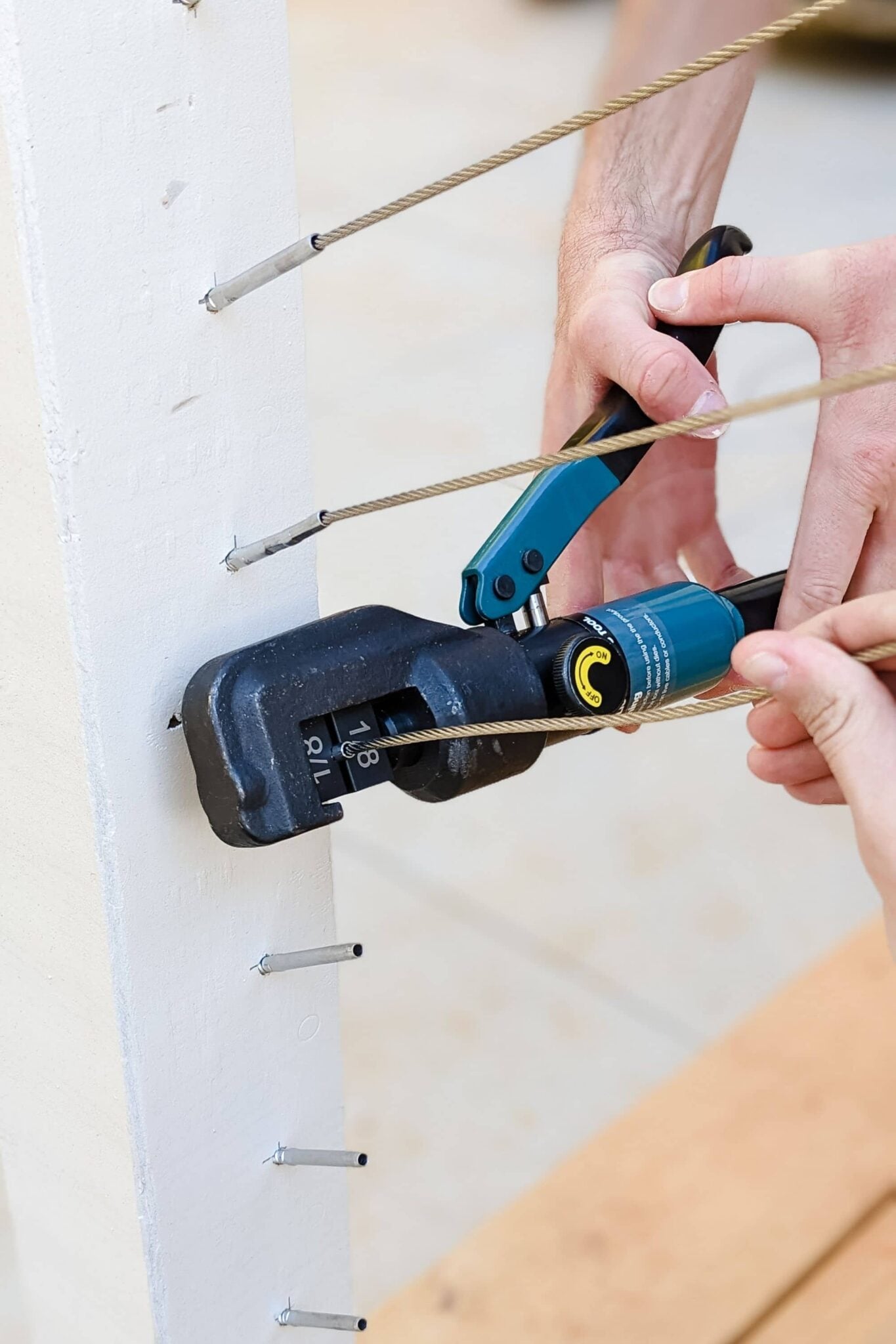DIY Cable Railing - an easy deck upgrade!