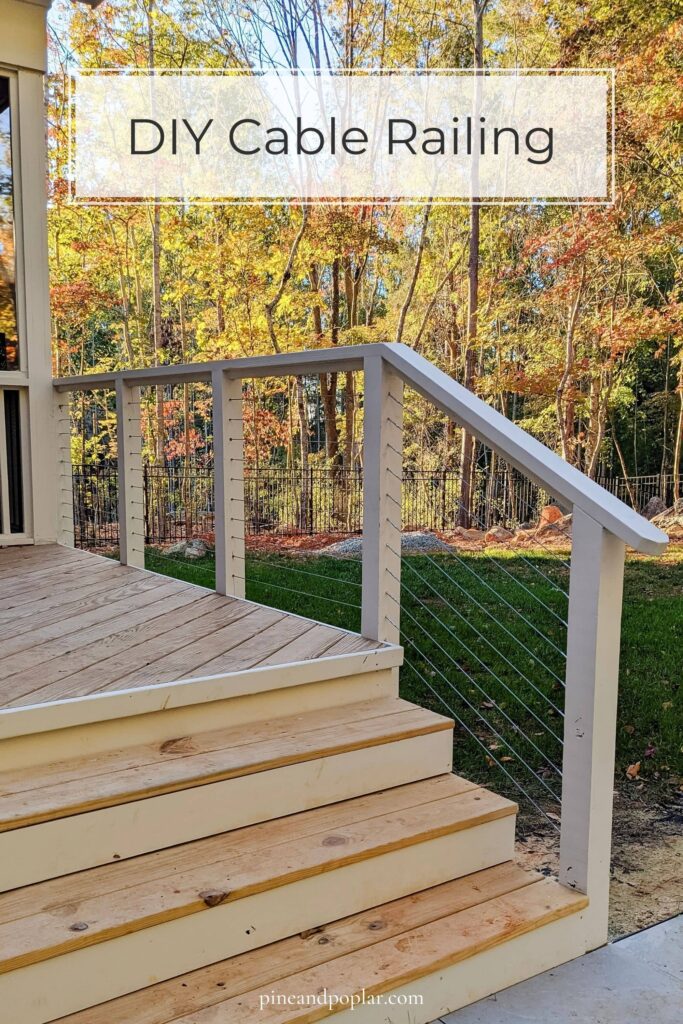 DIY Cable Railing An Easy Deck Upgrade 