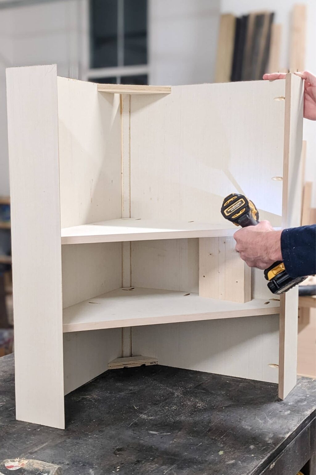 DIY Corner Cabinet Plans - Pine and Poplar