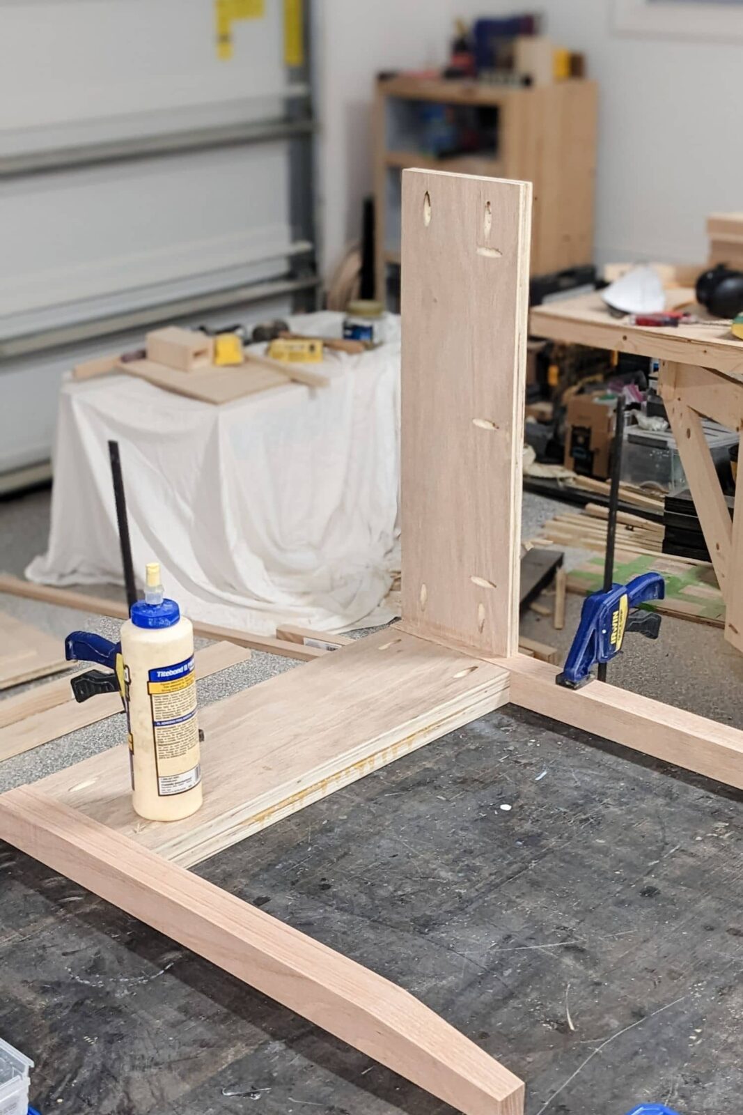 DIY Square Side Table with Drawer - Pine and Poplar