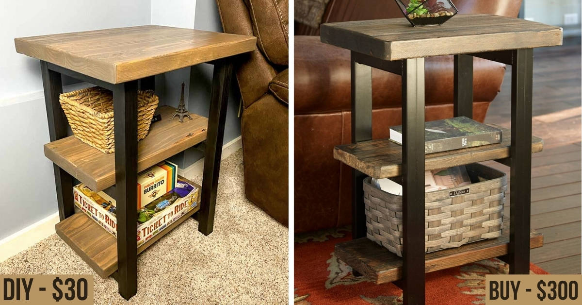 30 DIY End Table Plans You Can Build Today