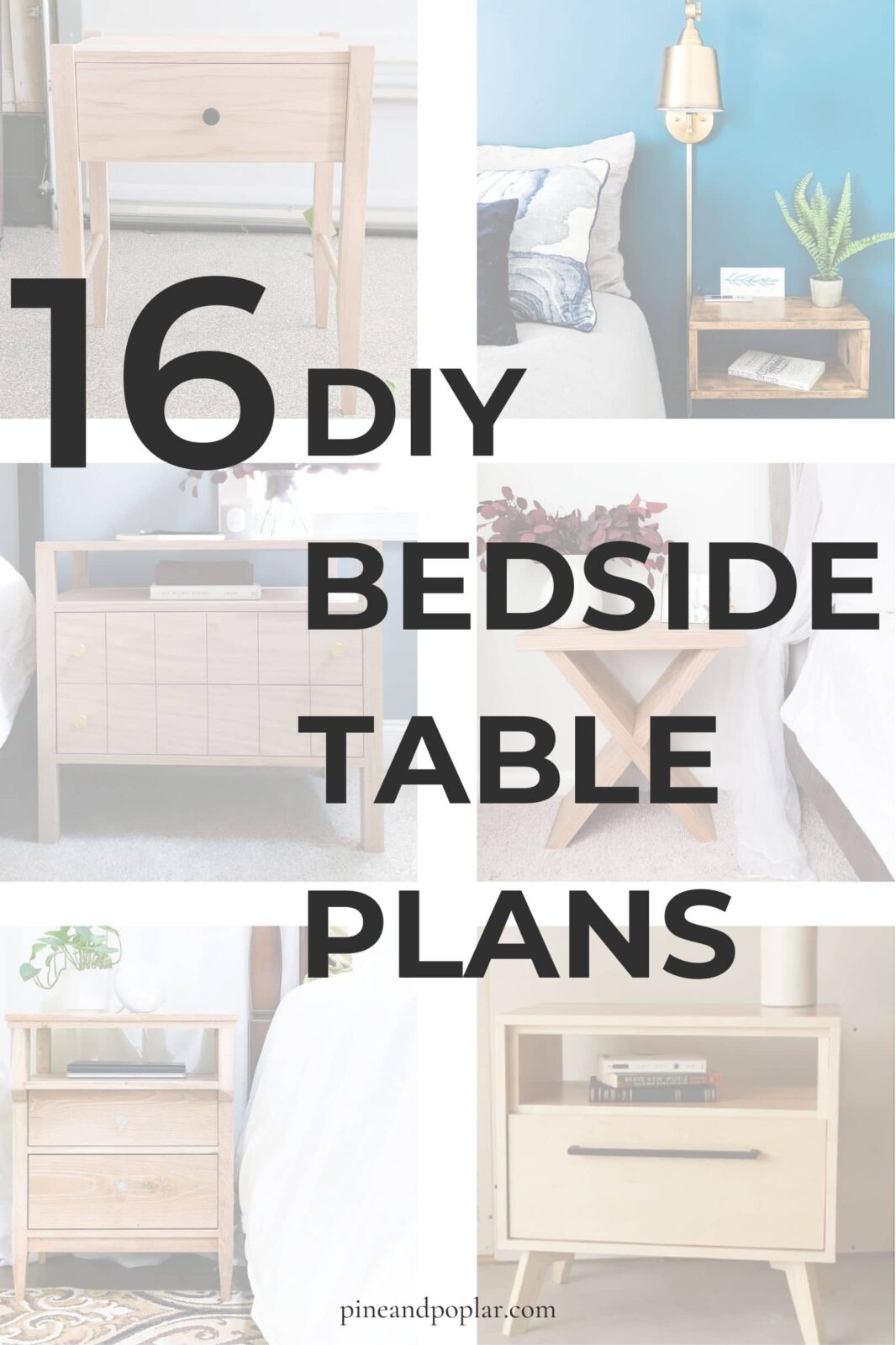 16 DIY Nightstand Plans You Can Build This Weekend