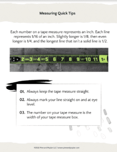 How to Read a Tape Measure in Inches (FREE Cheatsheet!)
