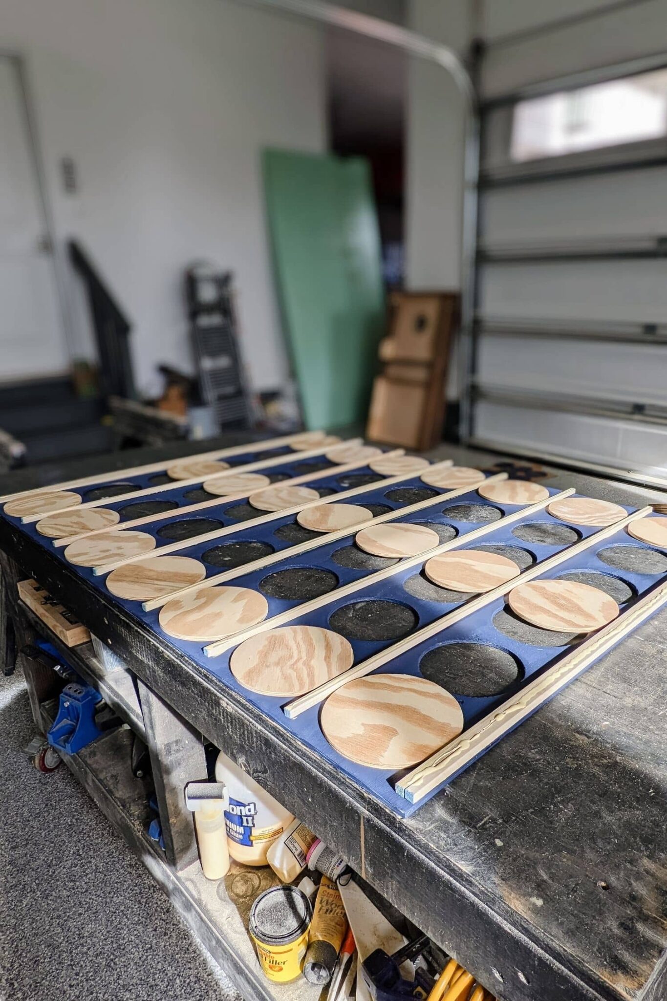DIY Giant Connect 4 Yard Game - Pine and Poplar