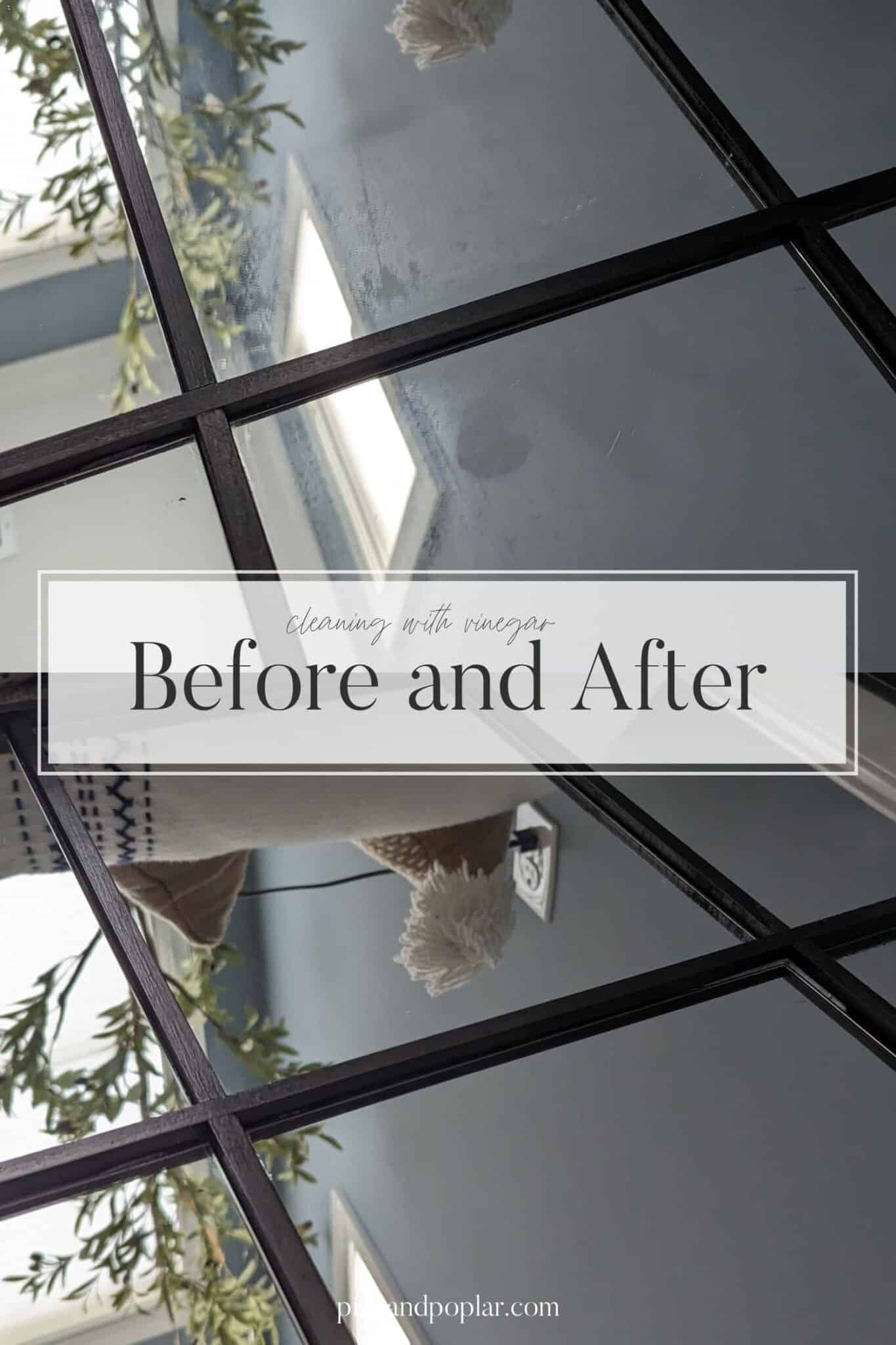 DIY Large Grid Mirror - Pine and Poplar