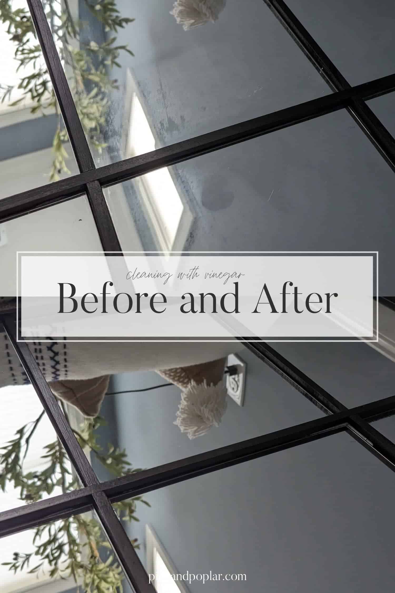 DIY Large Grid Mirror - Pine and Poplar