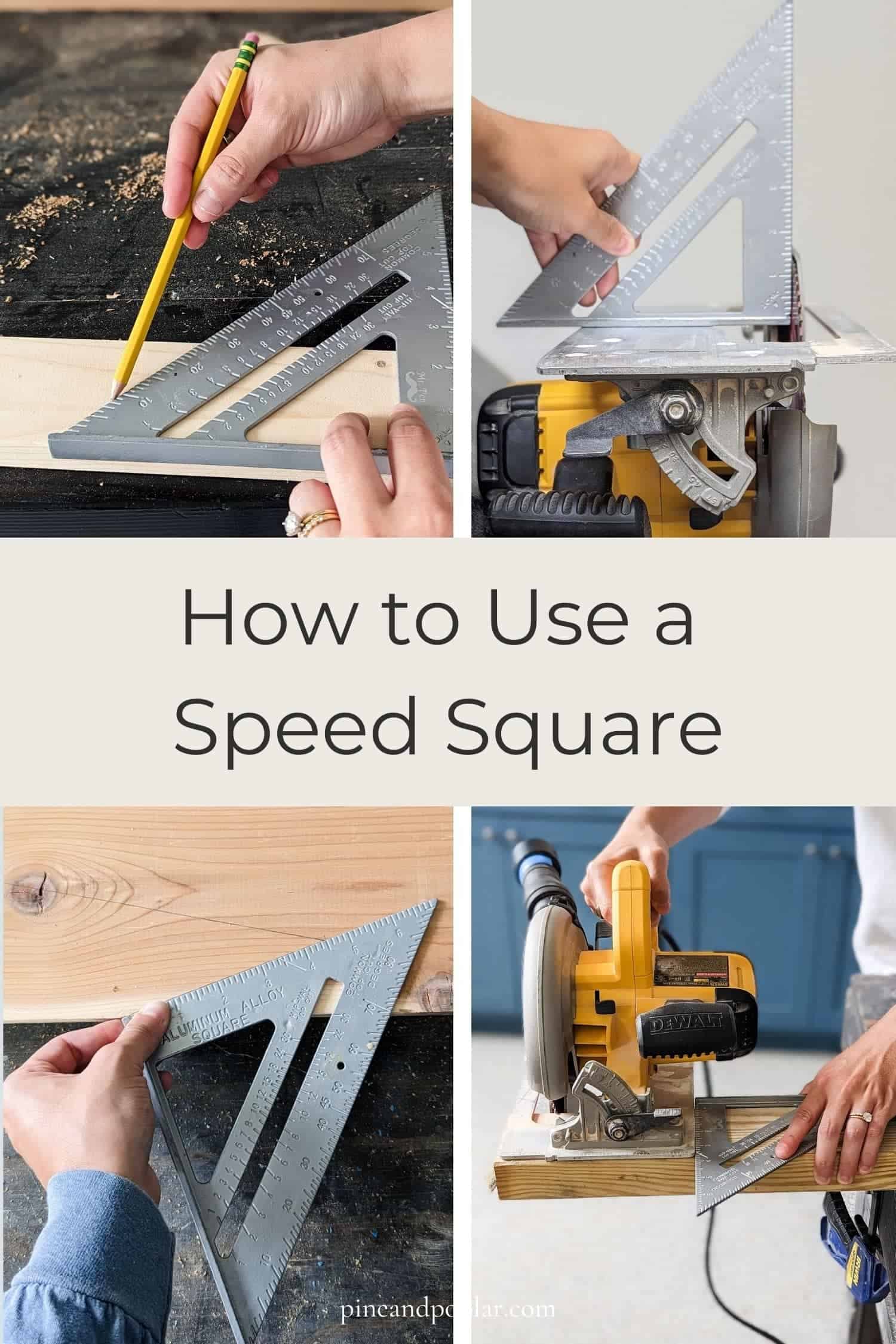 How to Use a Speed Square for Angles