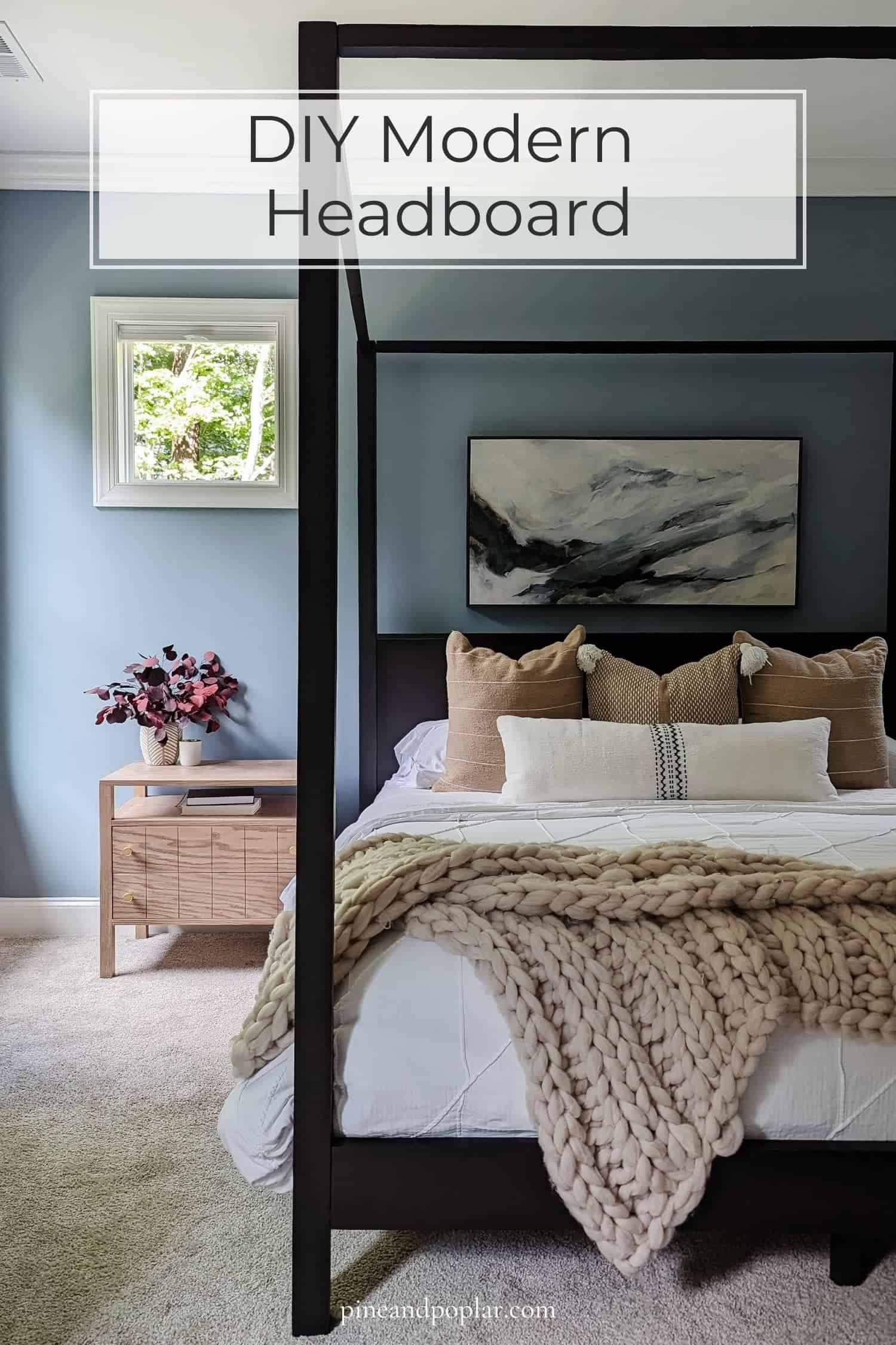 The BEST DIY Headboard Ideas - Pine and Poplar