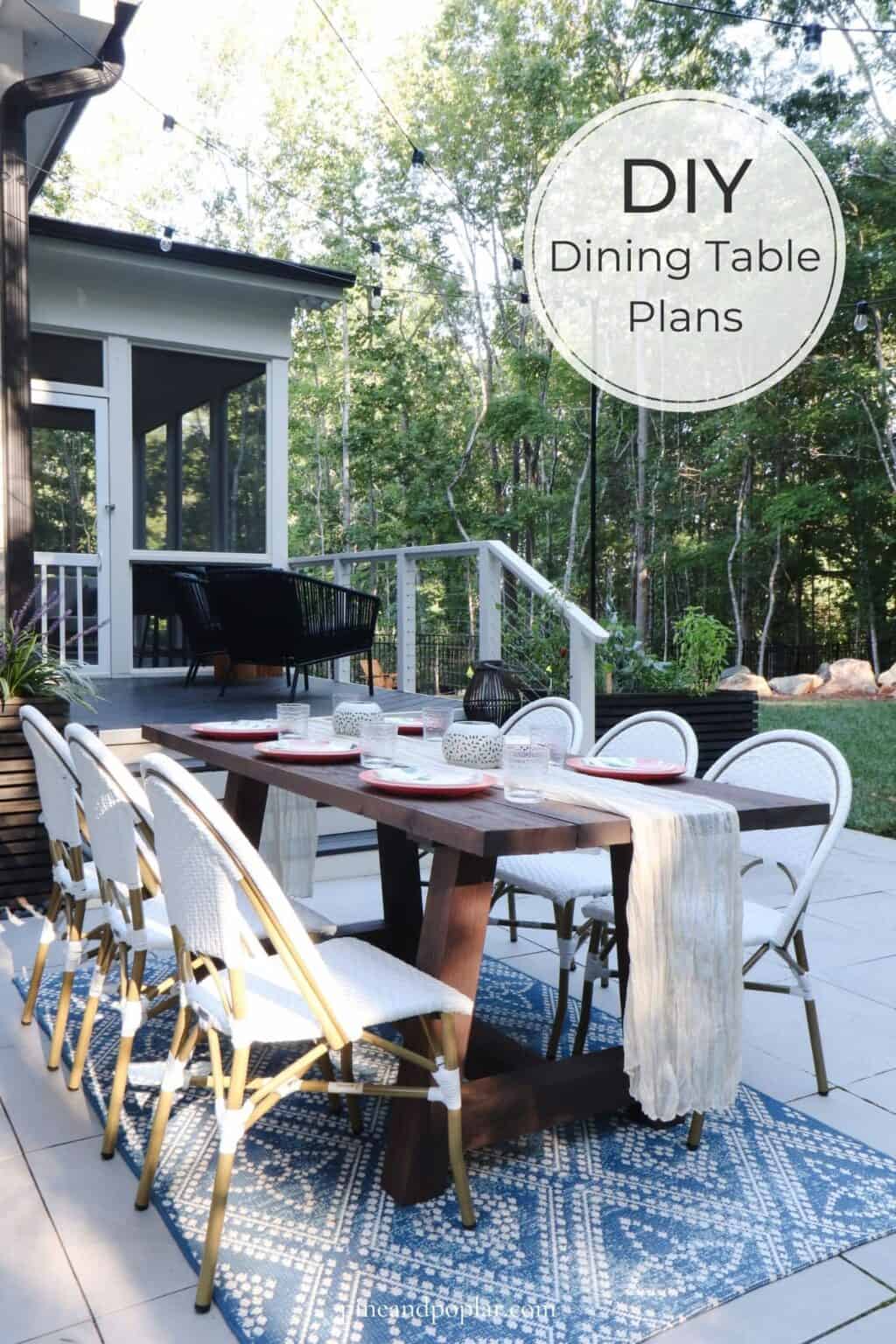 DIY Dining Table - Build it for $75! - Pine and Poplar