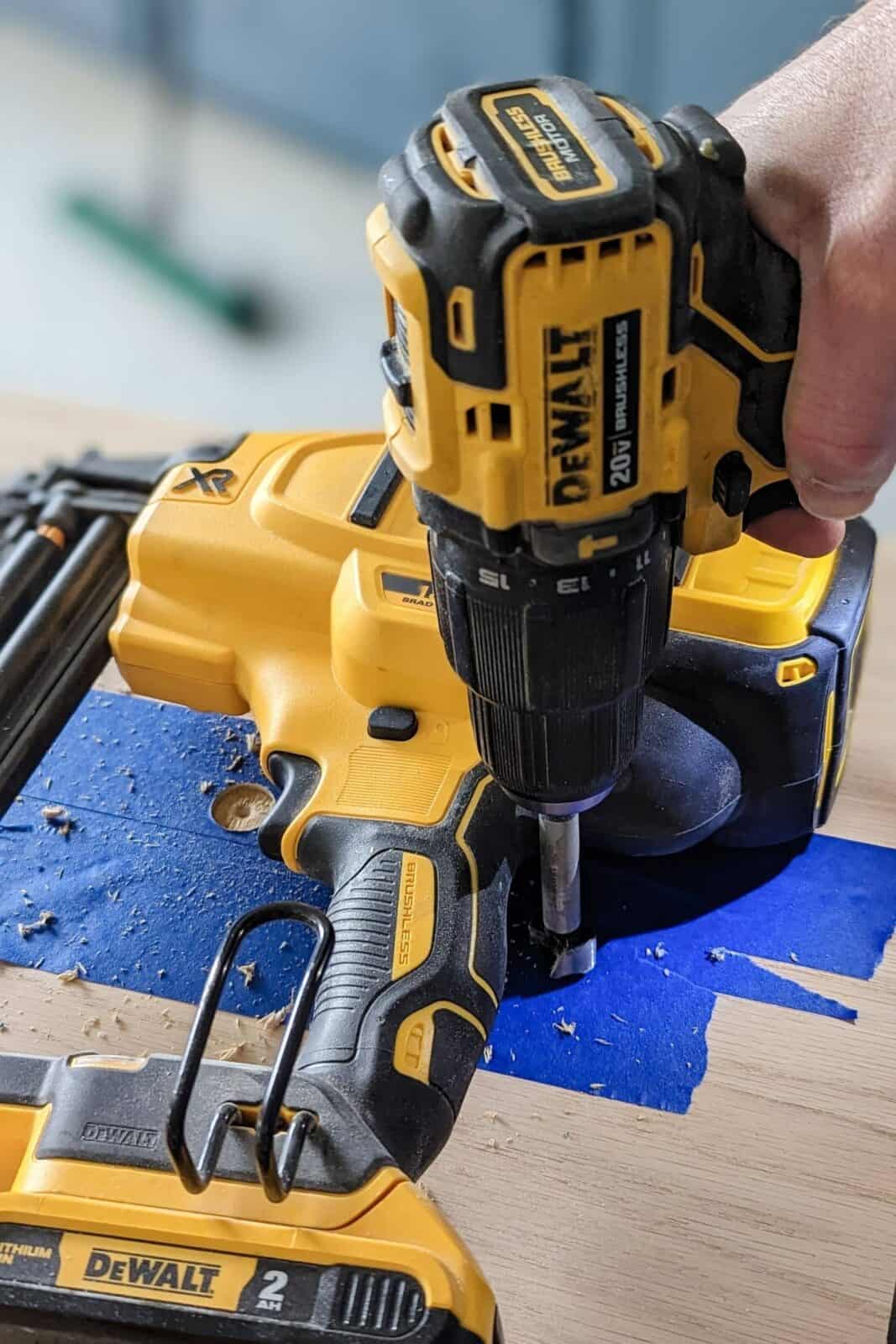 Easy Power Tool Organizer with Battery Charging Station