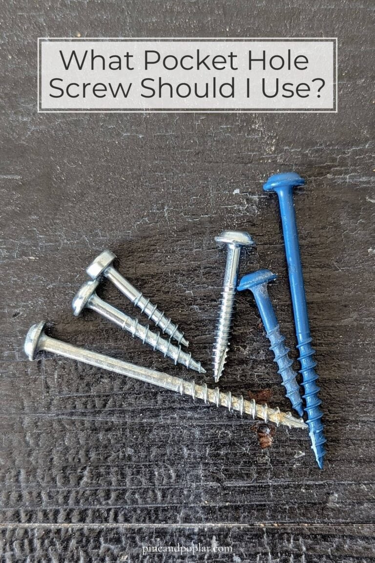 Here's What Pocket Hole Screw Should You Use on Your DIY Project