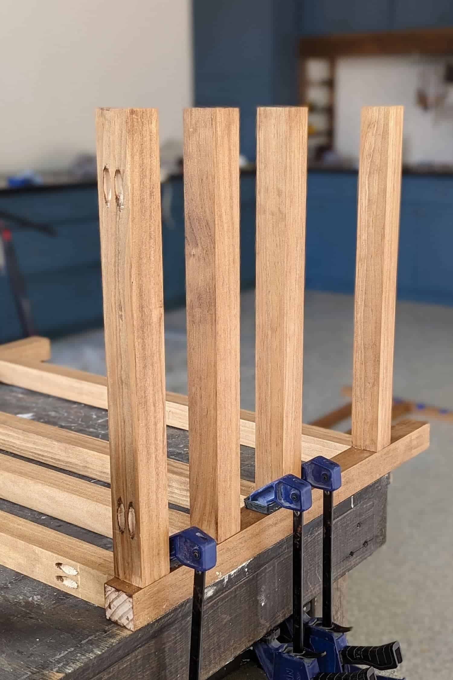 DIY Woven Bench - Designer Dupe! - Pine and Poplar