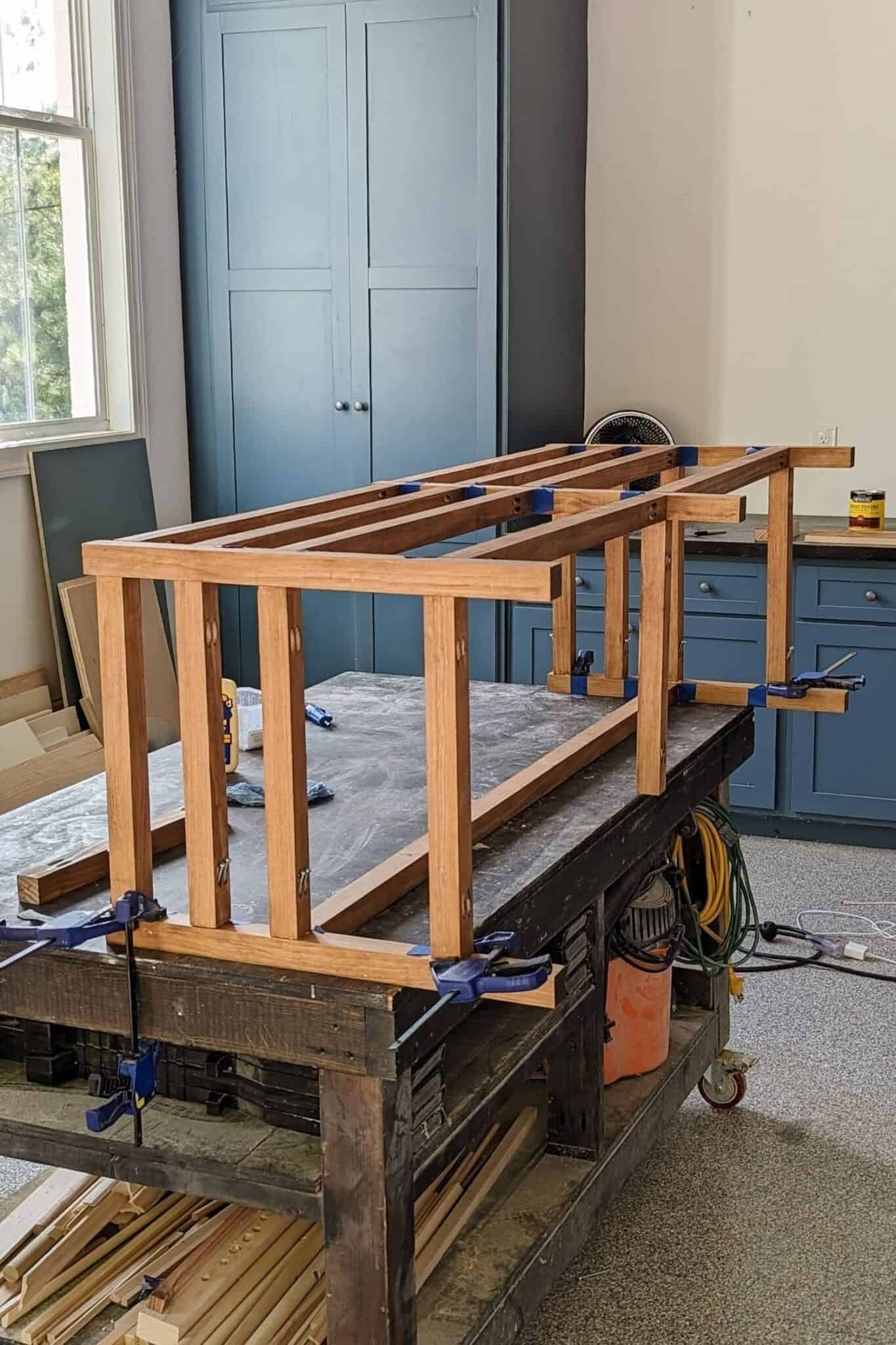 DIY Woven Bench - Designer Dupe! - Pine and Poplar