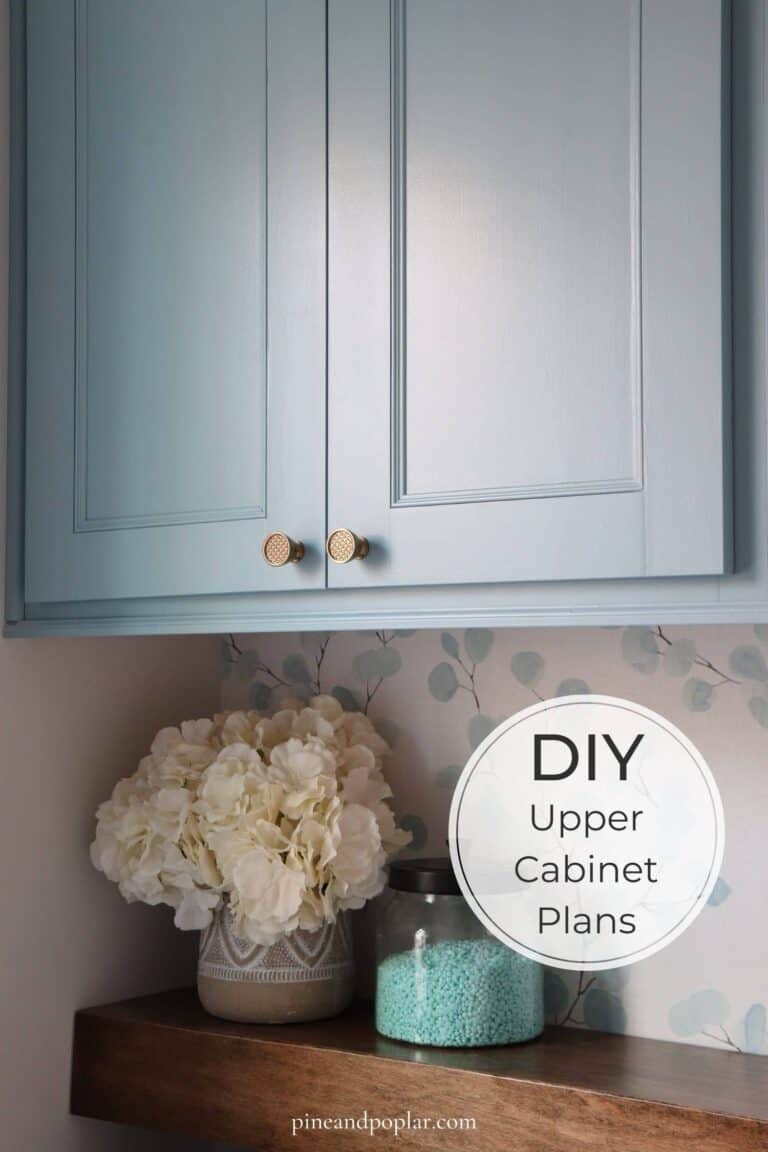 How to Build a Simple Wall Cabinet Box - Pine and Poplar