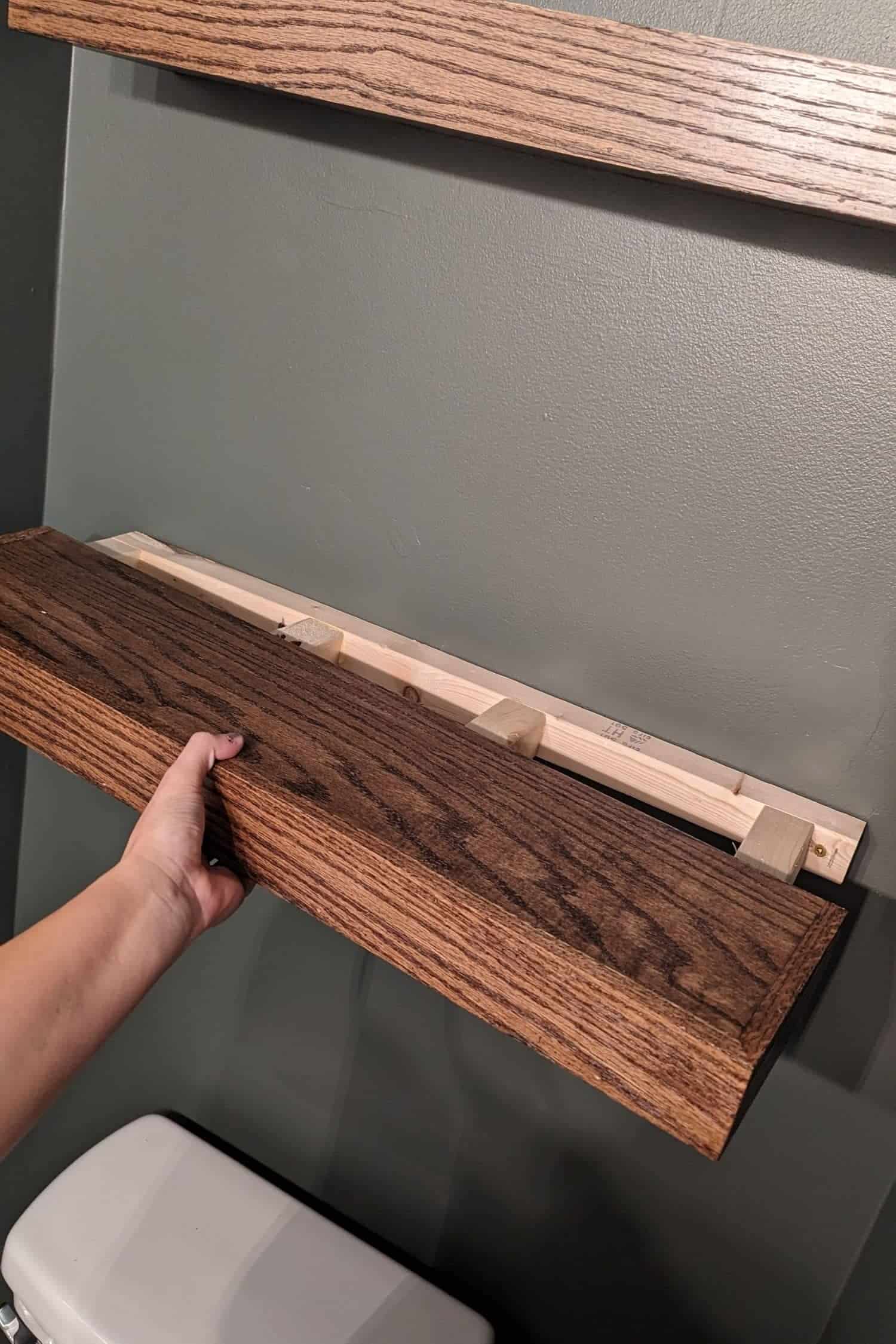 Easy DIY Floating Shelves - Pine and Poplar
