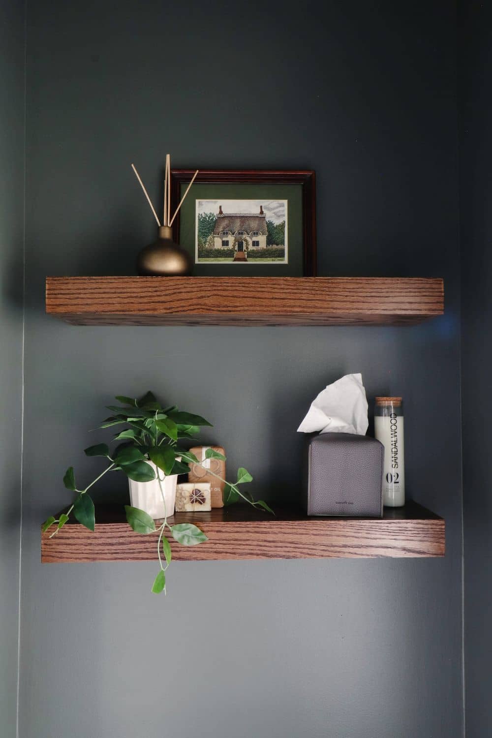 Small Powder Room Reveal - Pine and Poplar
