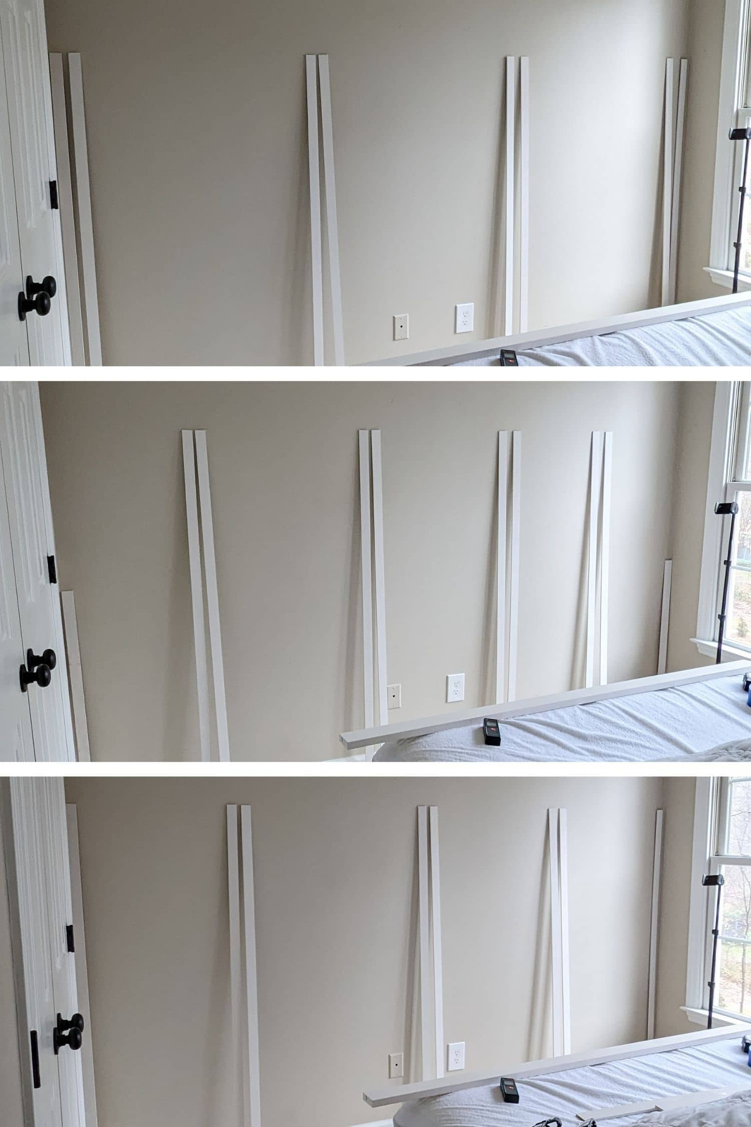Easy DIY Board and Batten Wall (Without Removing Baseboards) - Pine and ...