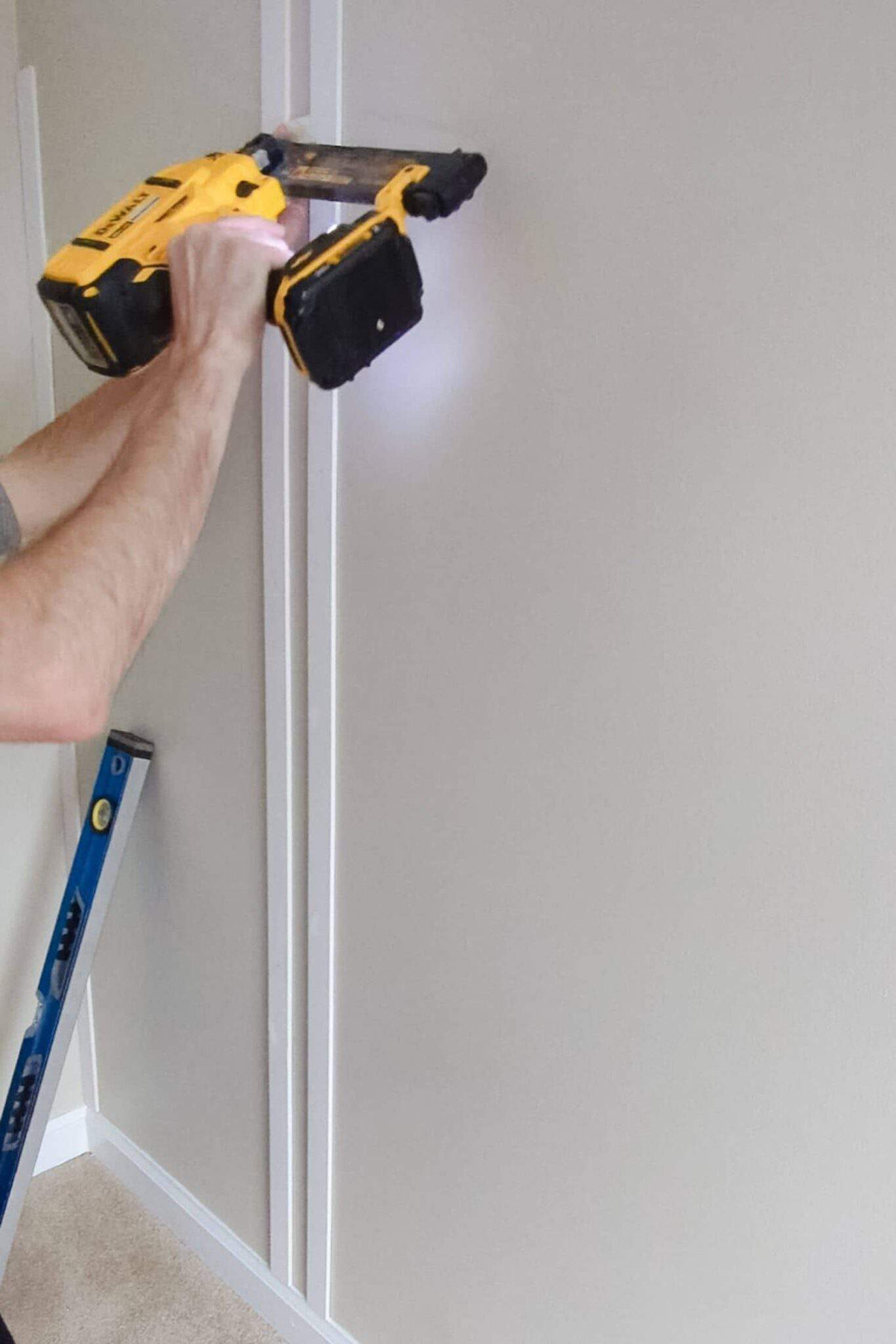 Easy DIY Board and Batten Wall (Without Removing Baseboards) - Pine and ...