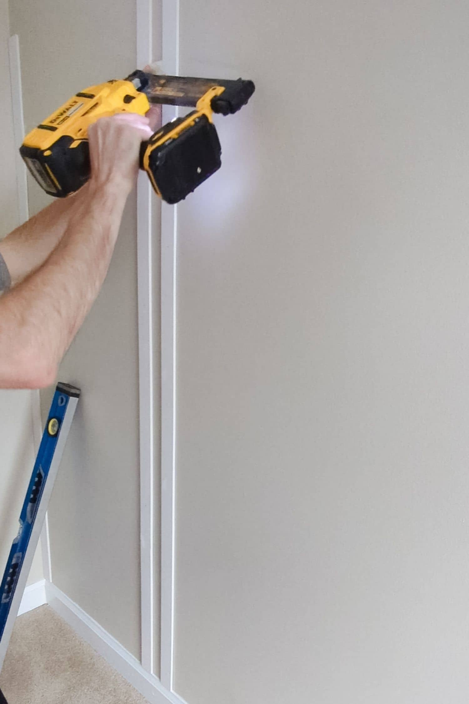 Easy DIY Board and Batten Wall (Without Removing Baseboards) - Pine and ...