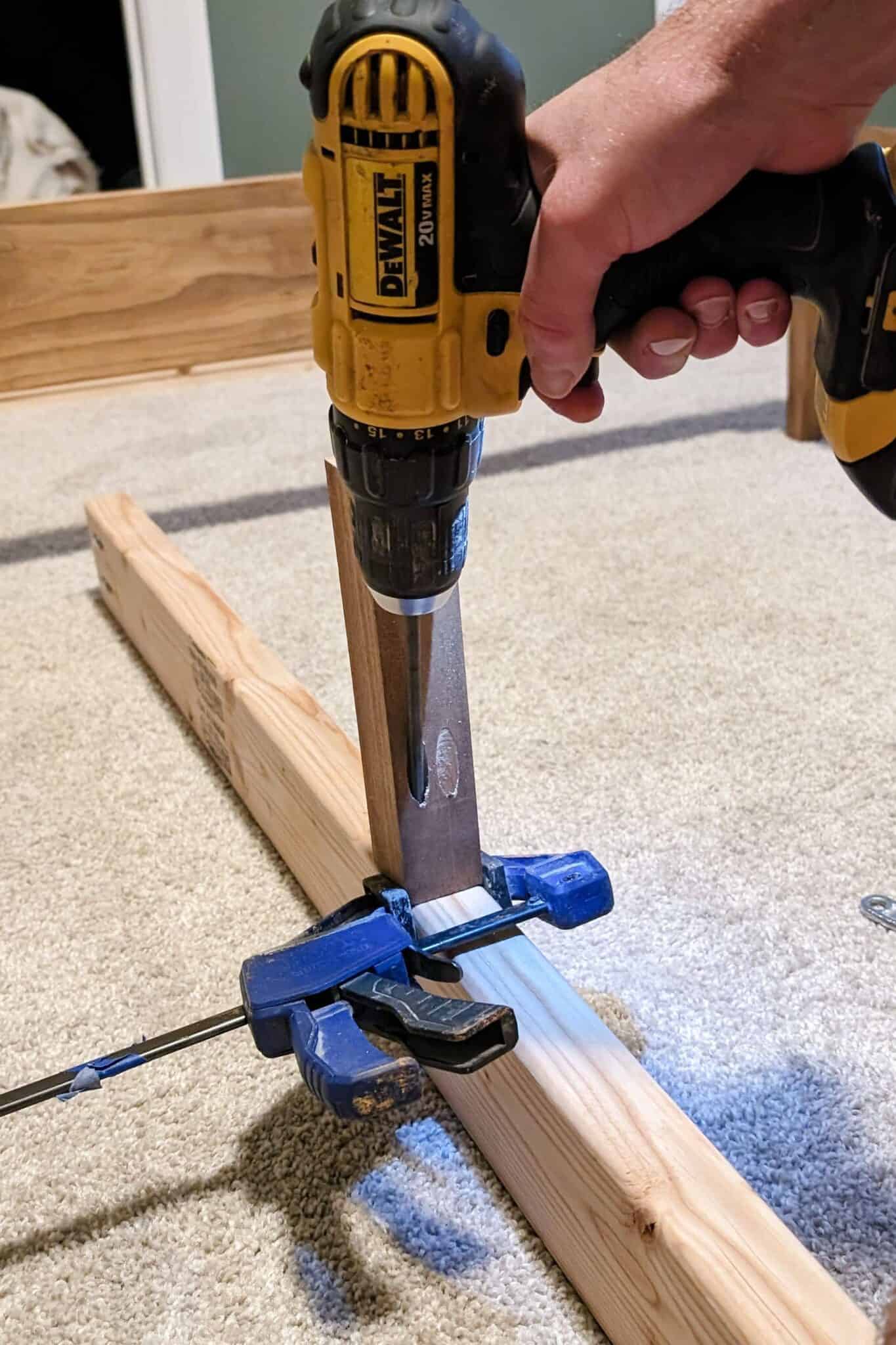How to Build a DIY Bed Frame - Pine and Poplar